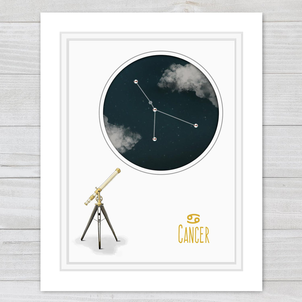 Cancer Constellation Print – Uptown Meadow Studio